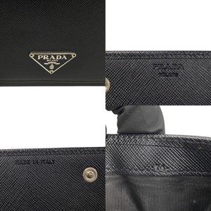 Prada | Accessories | Prada Prada Triangle Metal Fittings Saffiano ...